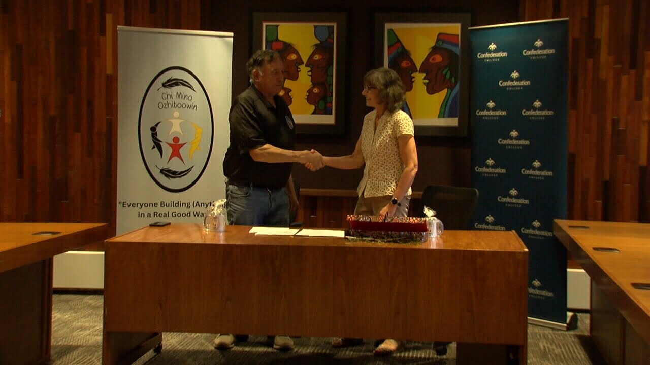 Confederation and First Nation group announce new partnership - YouTube