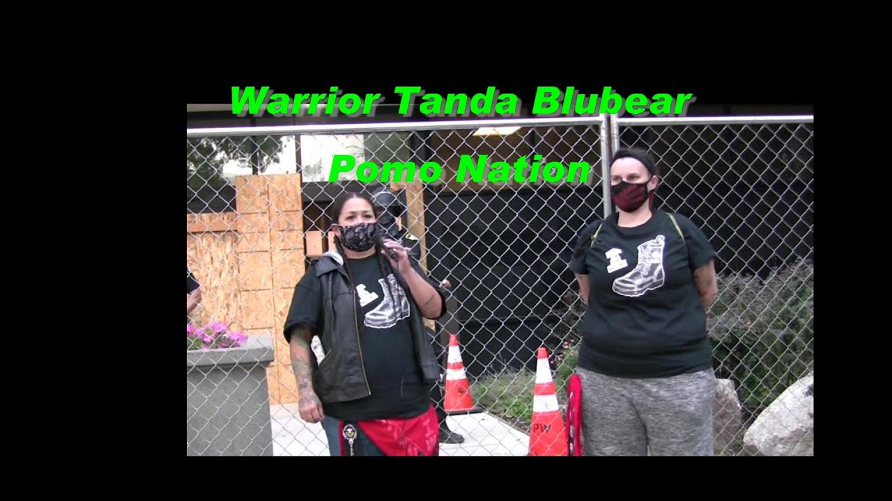 Warrior Tanda Blubear of Pomo Nation speaks - National Day Against ...