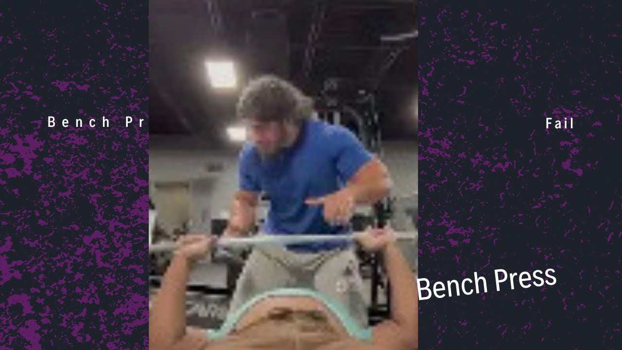 Bench Press Fail @ 405 - YouTube