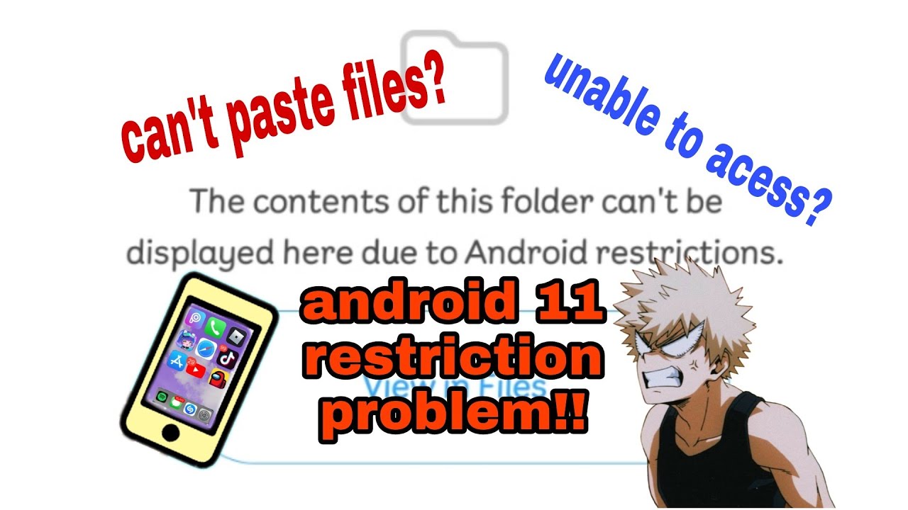 FIX ANDROID 11 RESTRICTION PROBLEM UNABLE TO PASTE FILES ON OBB UNABLE TO COPY UNABLE TO fix-android-11-restriction-problem-unable-to-paste-files-on-obb-unable-to-copy-unable-to