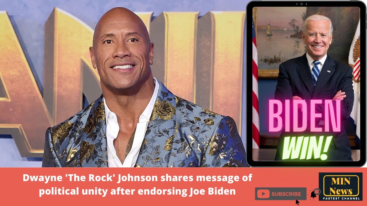 Dwayne Johnson The Rock shares message of political unity after ...