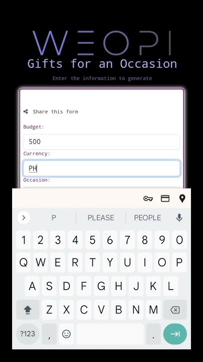Find the perfect Christmas gifts with Weopi's AI forms!🎁 Weopi.com#website #AItutorials #freeai ...