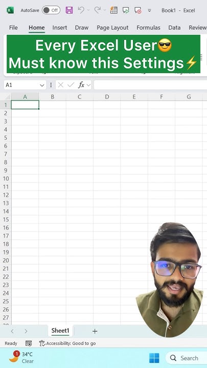 Every Excel User😎must Know‼️ Best Ever Excel Settings Exceltricks Exceltips Ytshorts