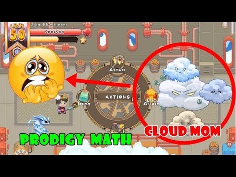 Prodigy School Game (Defeating The Cloud Mom) Level 50 | Part 36 - YouTube