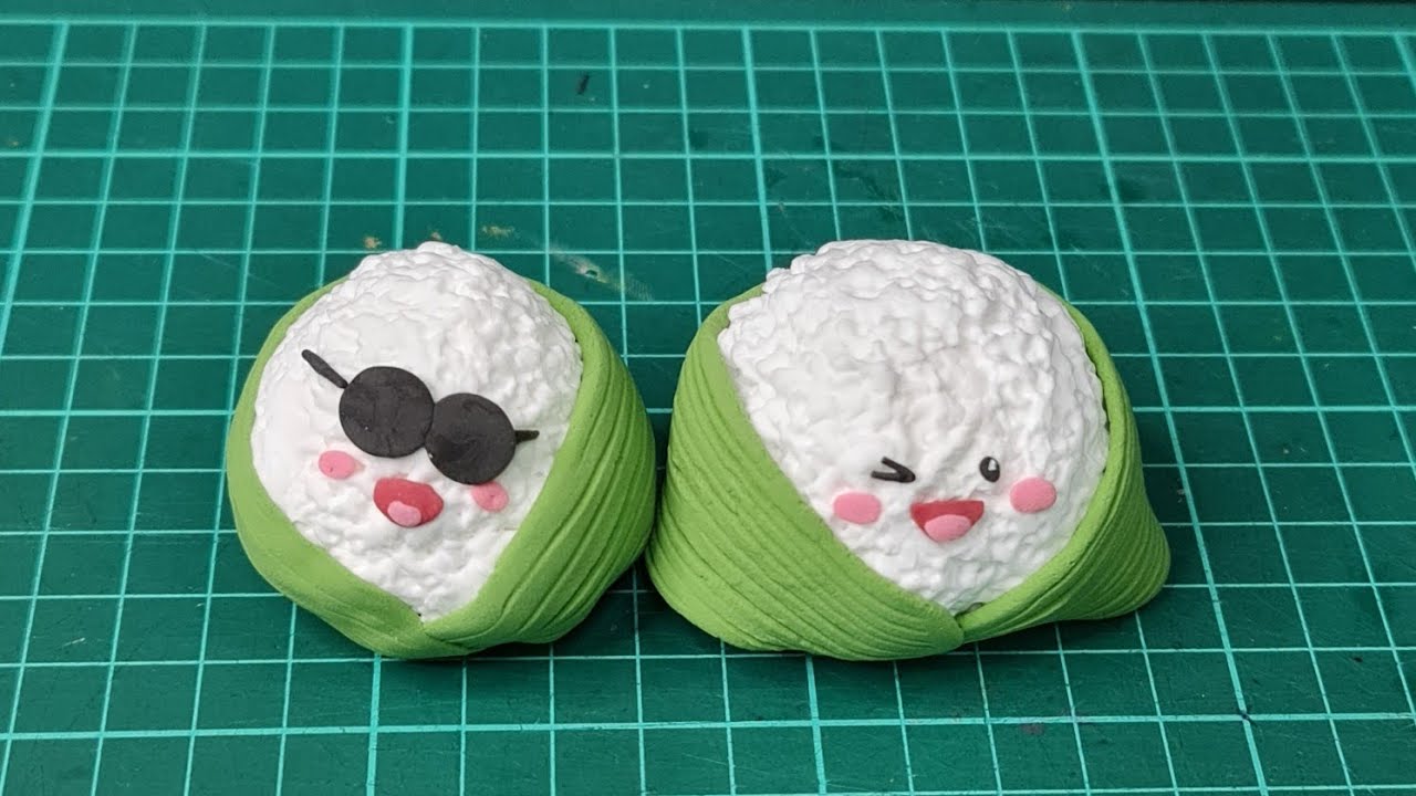 How to make cute dumpling | Clay Art - YouTube