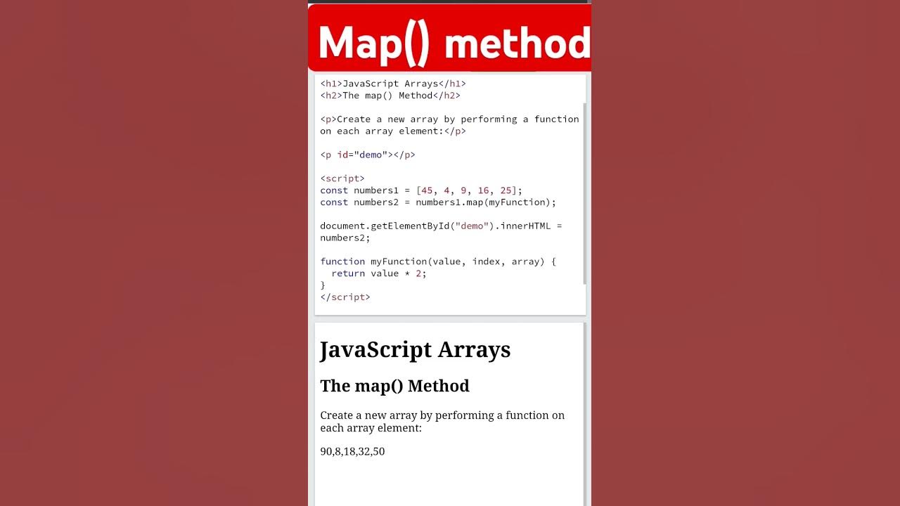 Mapmethodsarraysjavascriptcoding2024javascriptinterviewprogramquestionsprogramming 
