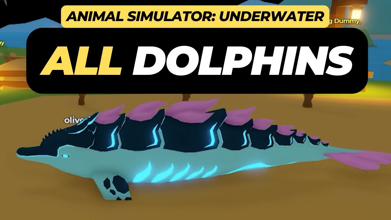 How to Find all Dolphin Skins in Roblox Animal Simulator: Underwater ...
