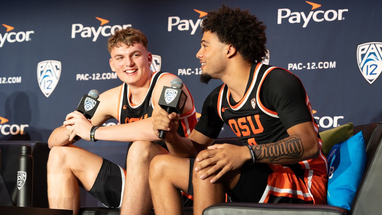 Tyler Bilodeau and Jordan Pope Press Conference | 2023 Pac-12 Men’s ...