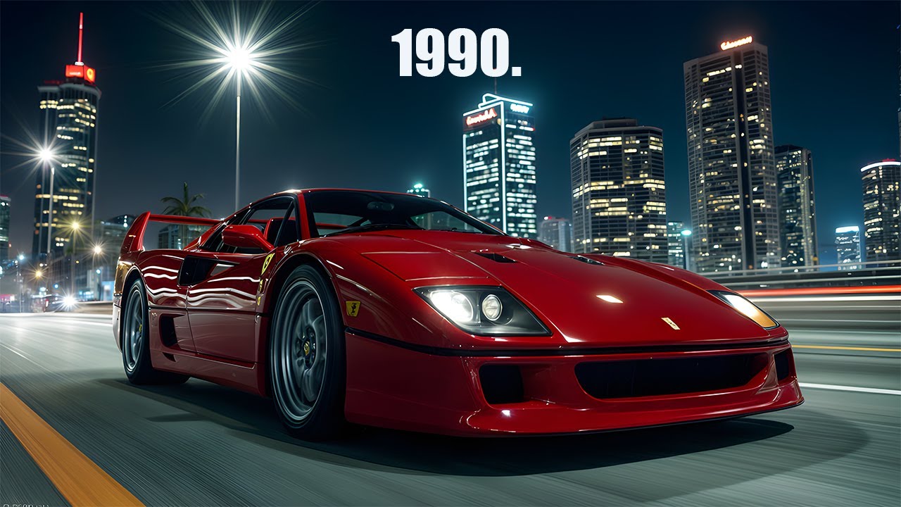 Cruisin Miami in a Ferrari F40 with Nu Disco & Hyper Pop Vibes 🌴🌙 - YouTube