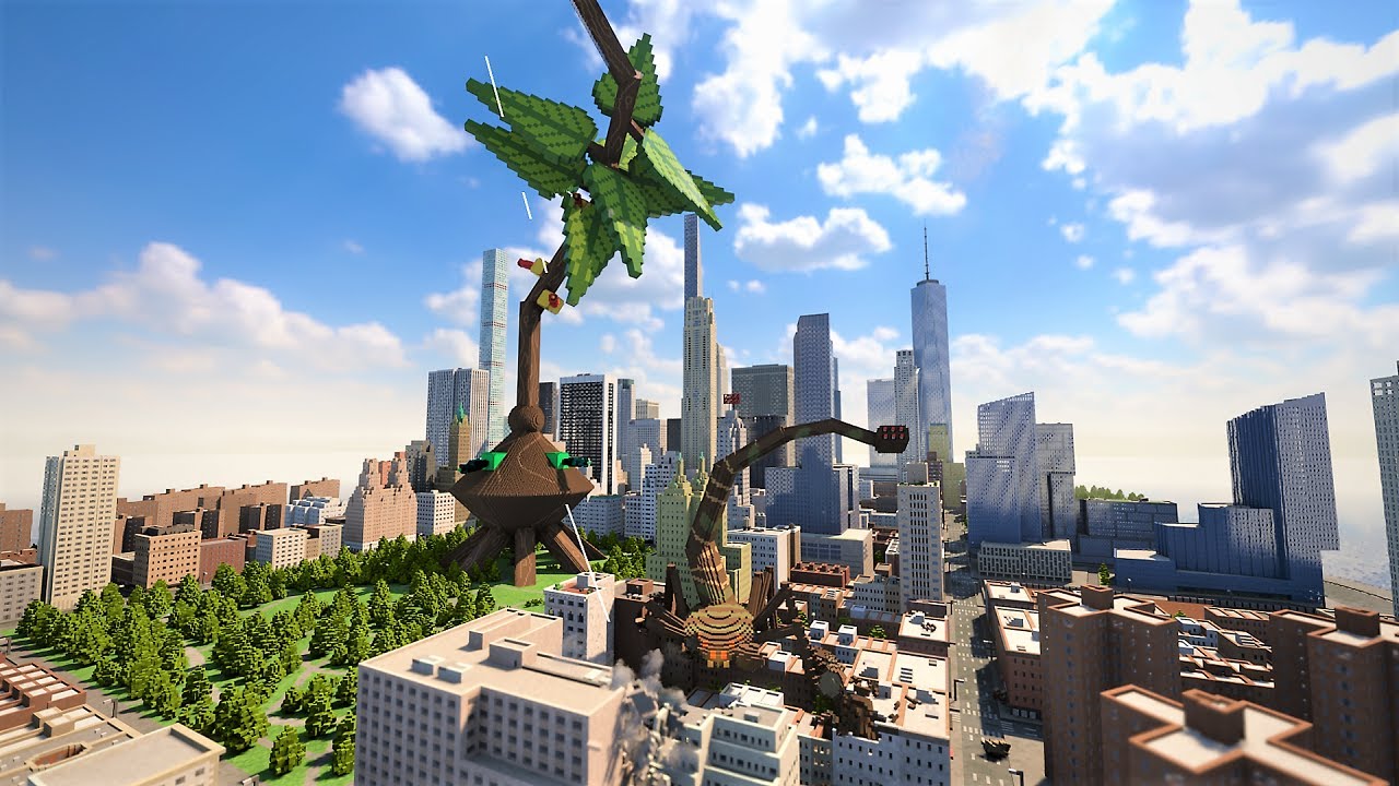 Earth Defense Force. Battle with giant creatures! - Teardown - YouTube