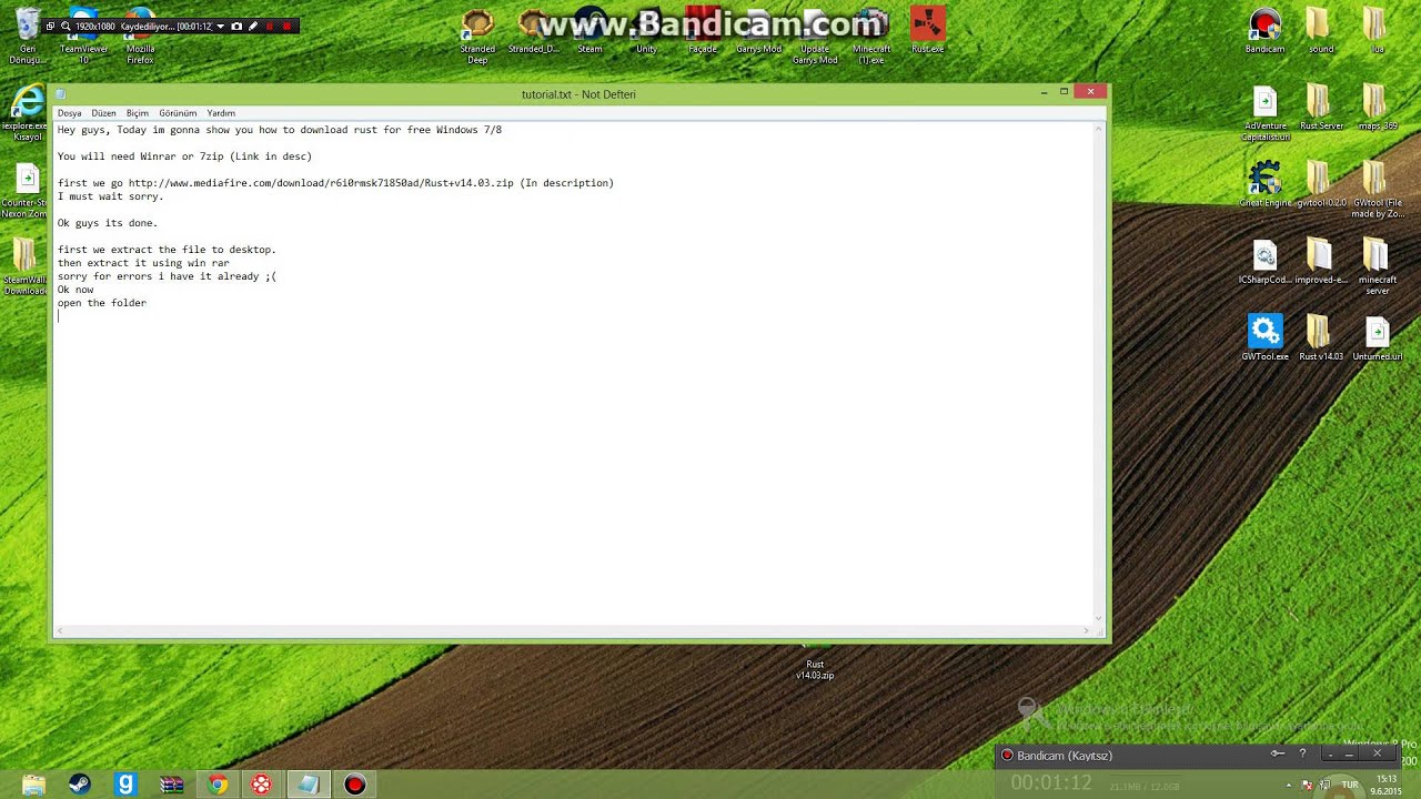 How to download rust for free windows 7/8 Part 2 - YouTube