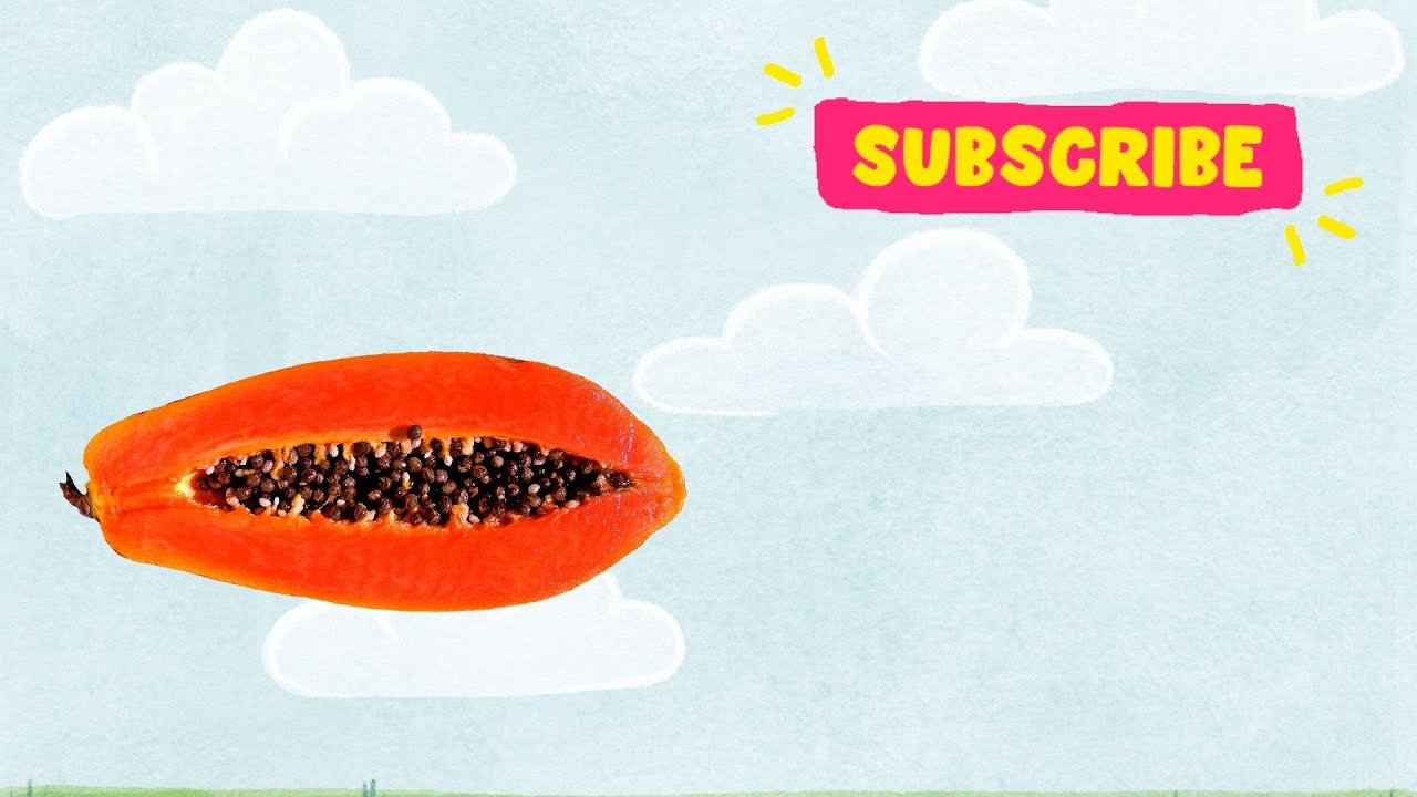 Official Video - Fruit Name Papaya - Official Video | Vocabulary for ...