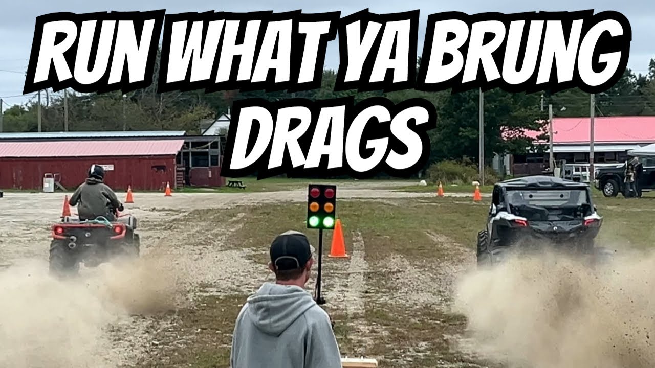 ATV vs UTV vs Dirt Bike Annual Drag Racing - YouTube