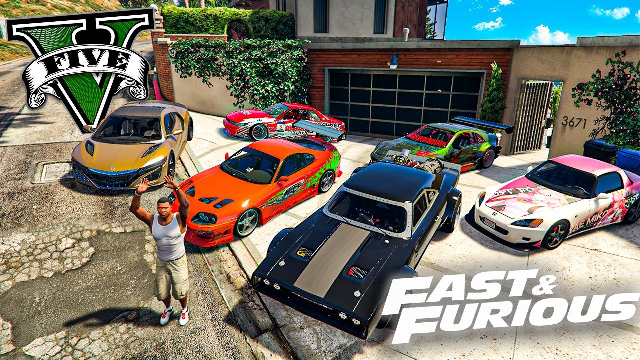ROBO TODOS los COCHES de RÁPIDO y FURIOSO en GTA 5! - YouTube