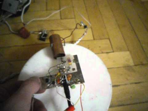 X band 11-12.5 GHz gunn diode homemade microwave generator - YouTube