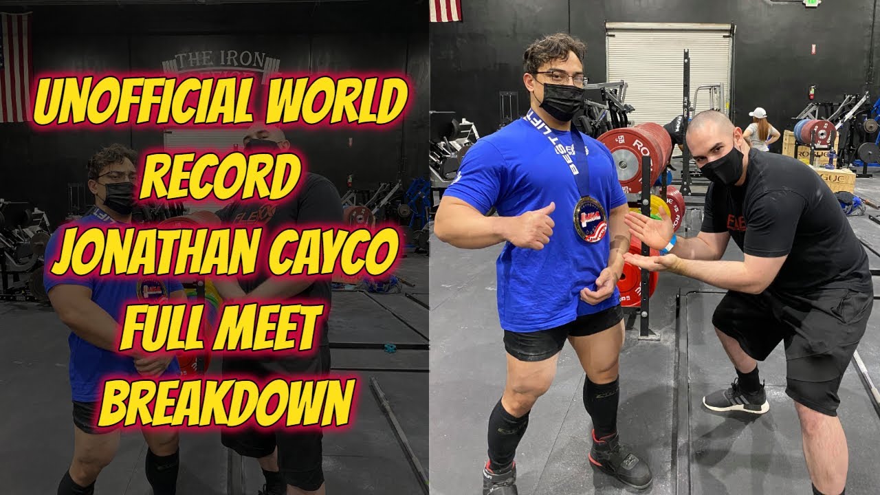 Coaches Corner: New 93kg Unofficial World Record Jonathan Cayco - YouTube