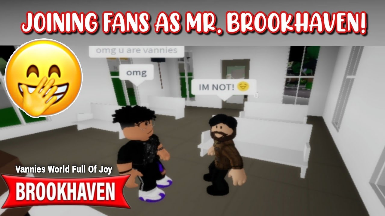 🤭🤫 JOINING MY FANS IN BROOKHAVEN 🏡RP DRESSED AS MR.BROOKHAVEN || ROBLOX ...