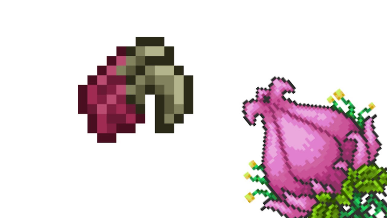 Plantera Classic Boss Fight (Fetid Baghnakhs strat) | Terraria 1.4 eng ...