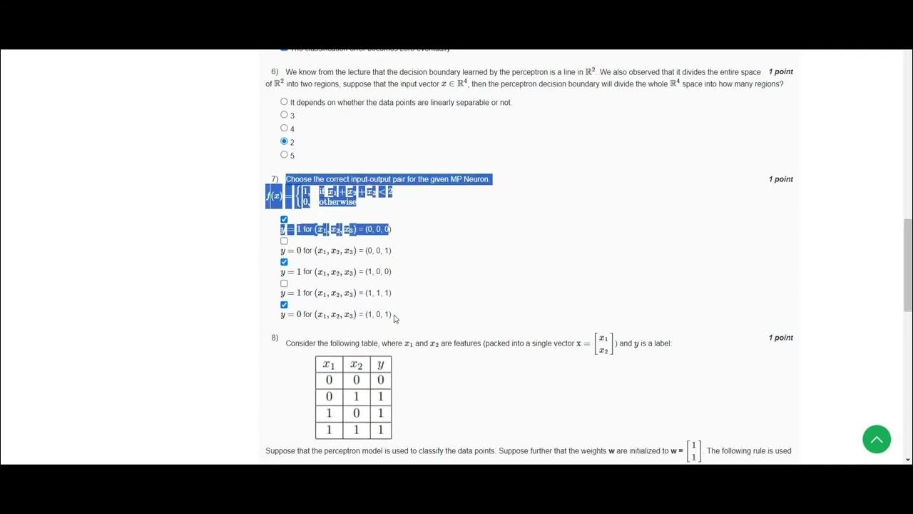 Deep learning IIT-Ropar || WEEK-1 Quiz assignment Answers 1 2025 || NPTEL - YouTube