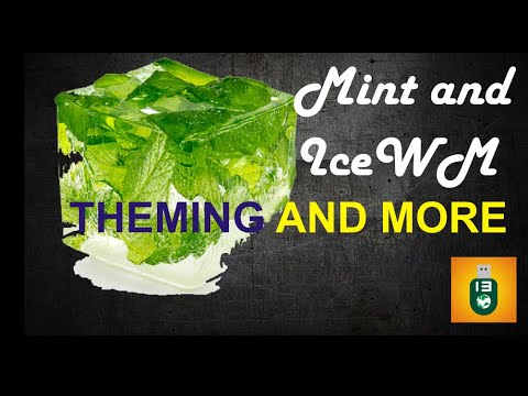 XFCE Mint on iceWM |theming and customization. complete makover. - YouTube