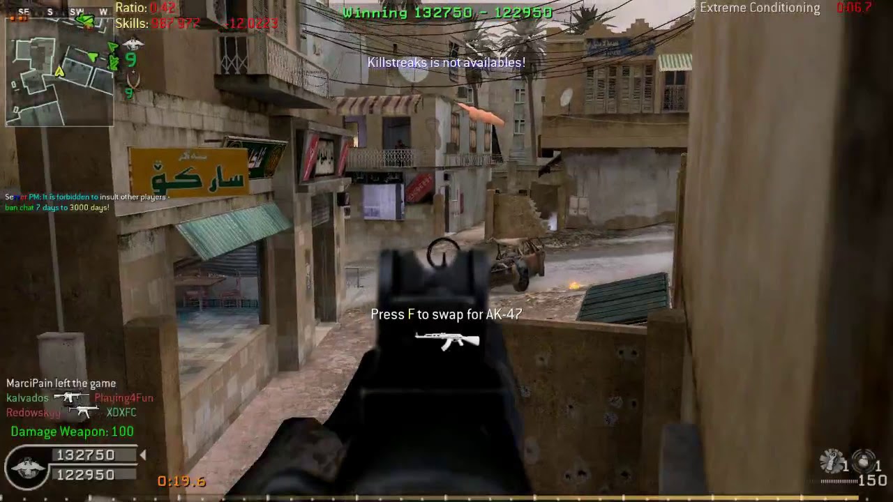 INTENSE KILL STREAK IN COD MW!!! - YouTube