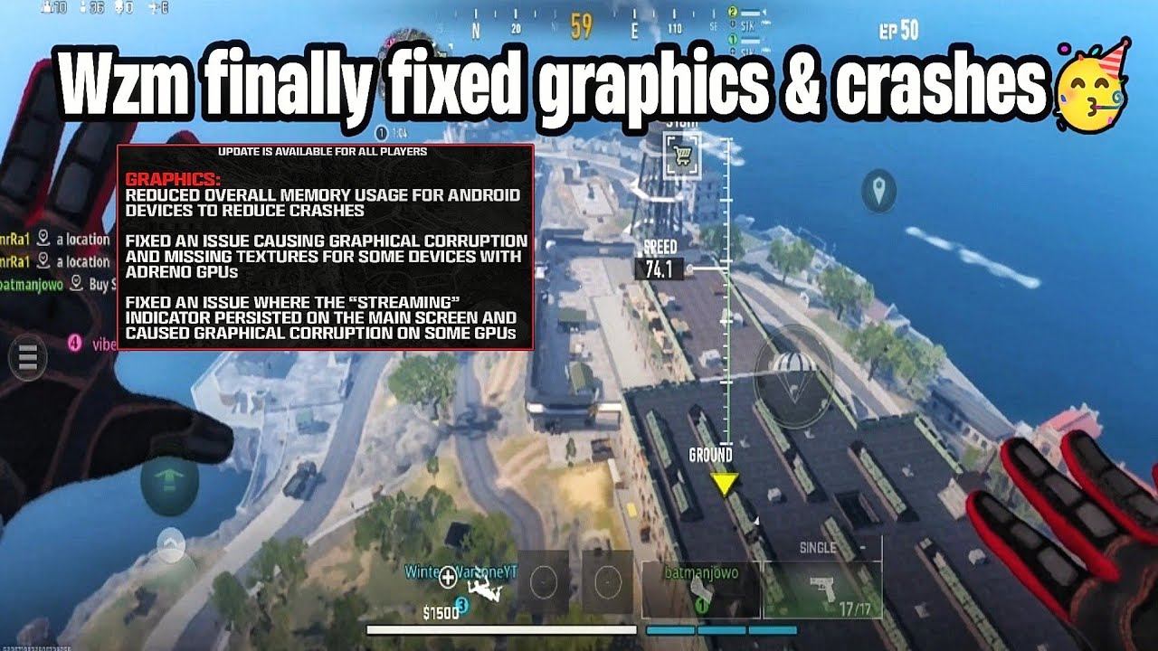 Warzone mobile new big patch update is here for android & ios (graphics ...