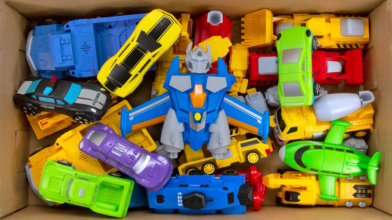 Magnetic Combination Mecha Series Truck Ship Car Transformation - YouTube