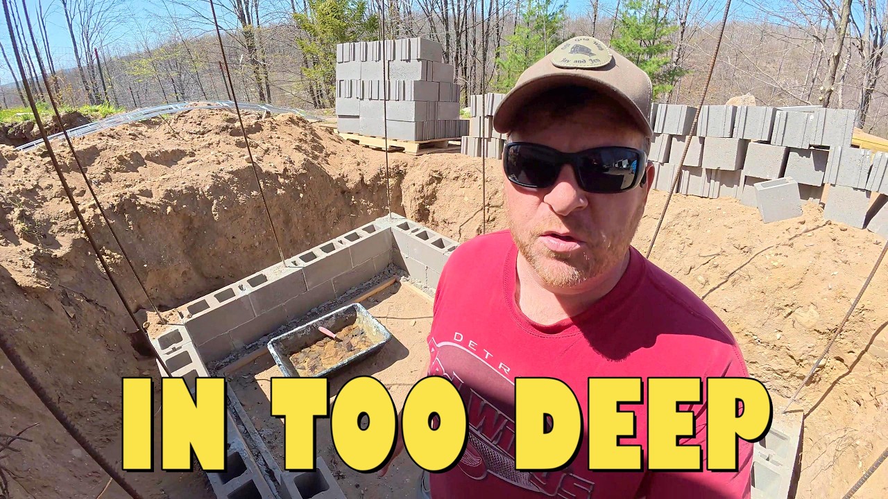 Solar Bunker Build Day 2 – Rookie Builds Underground Shelter - YouTube