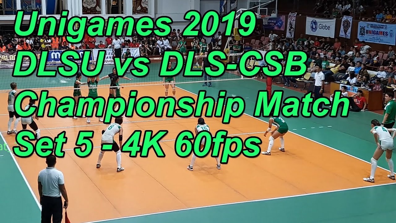 Iloilo City - Unigames 2019 - DLSU vs DLS-CSB - Championship Match ...