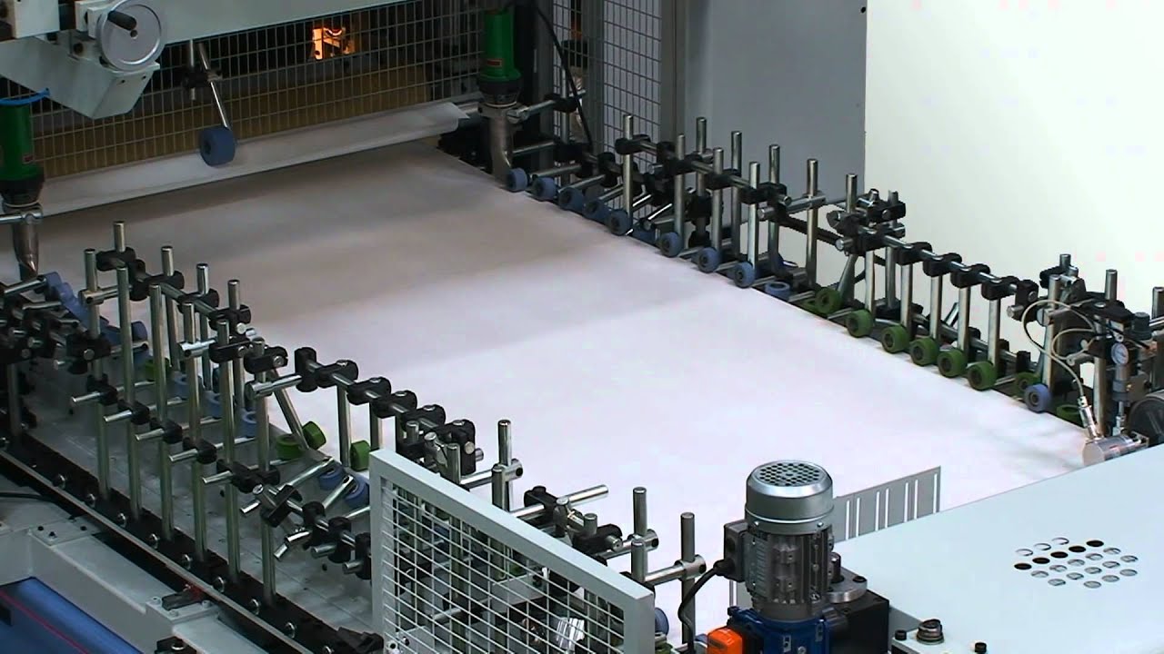 SP- Laminating and postforming installation - YouTube