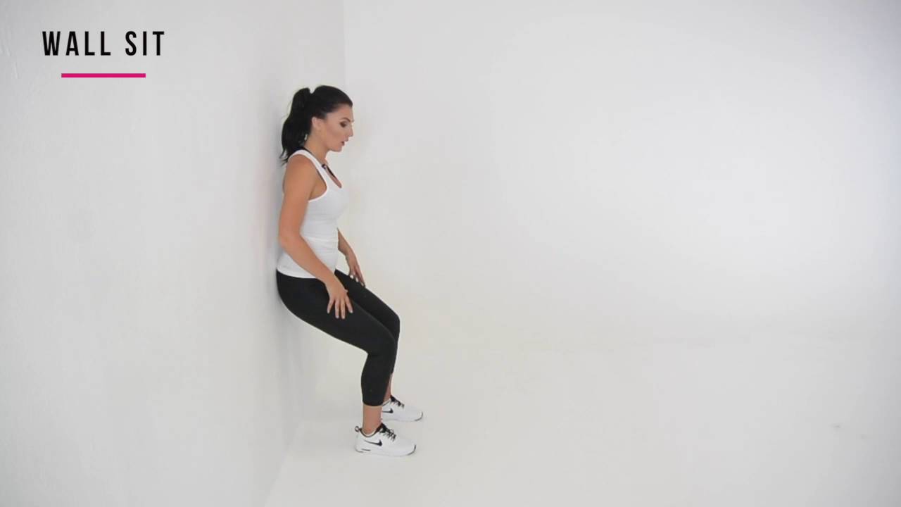 How to do a Wall Sit I Sexyfit Coaching - YouTube