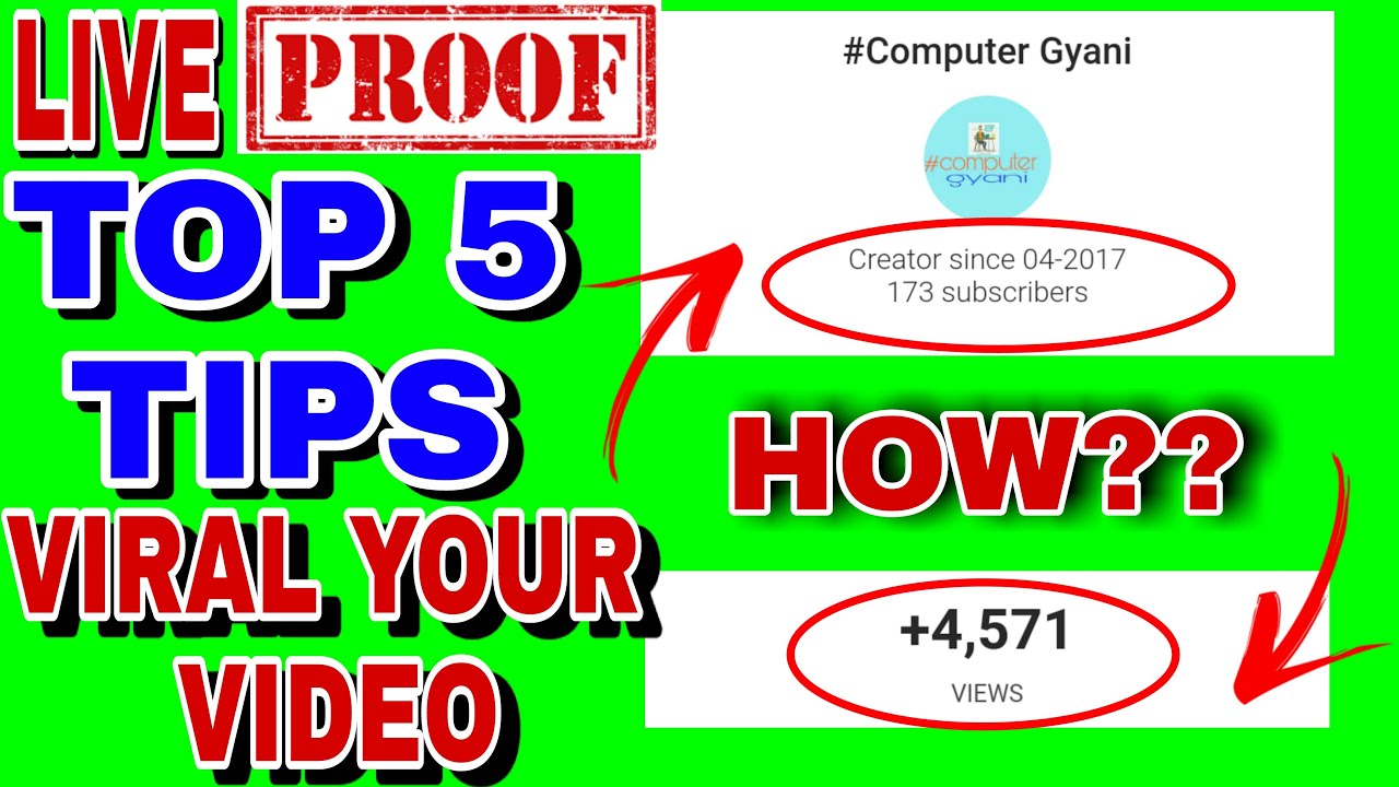 How to viral videos on youtube at low Subscribers | Top 5 tips | Any ...