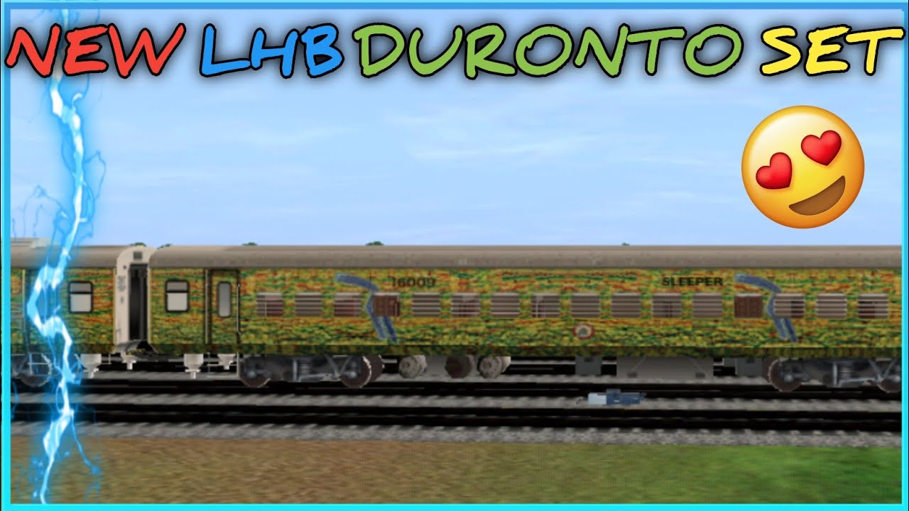 New LHB DURONTO Set Trainz Simulator Android by | TGP - YouTube