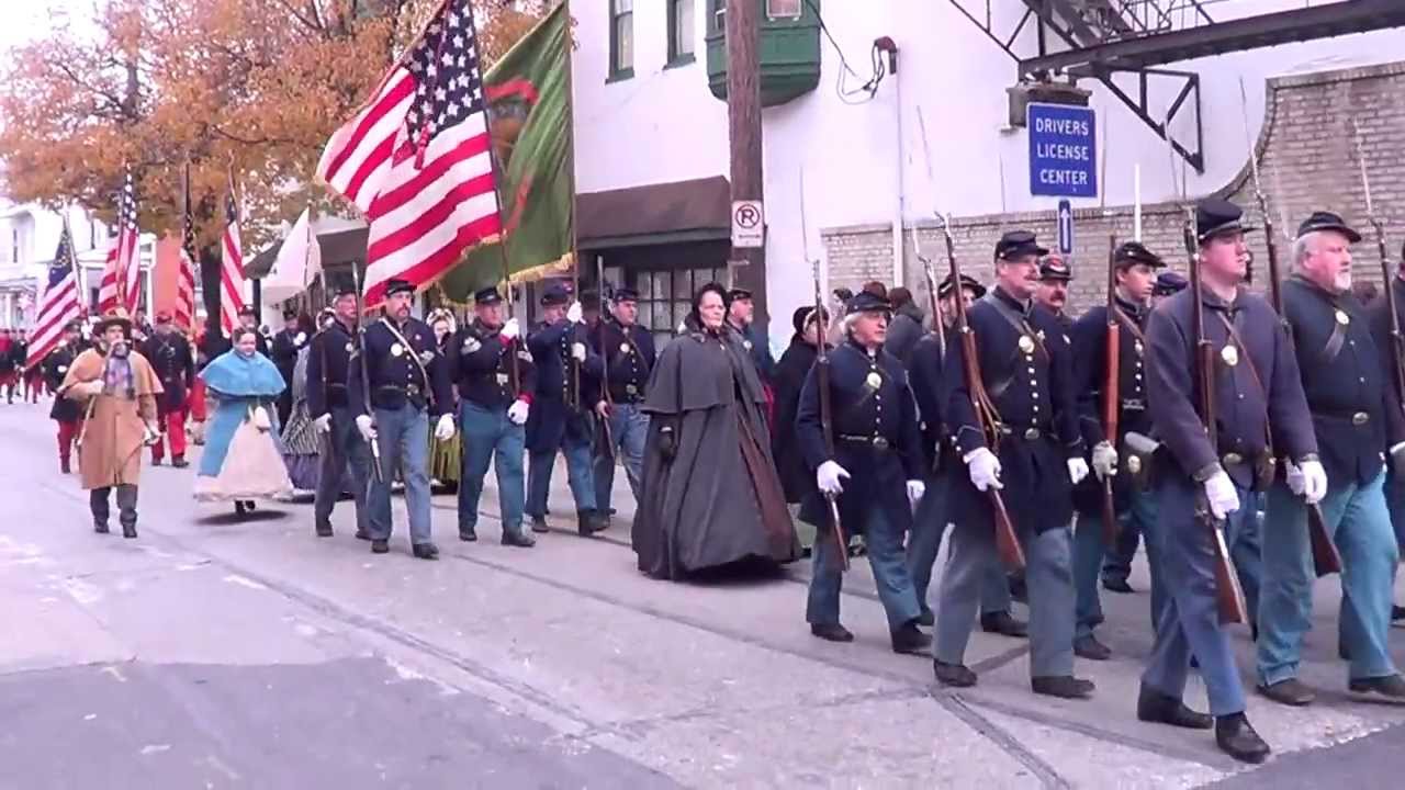 Gettysburg parade 22 NOV 13 (2 of 3) - YouTube