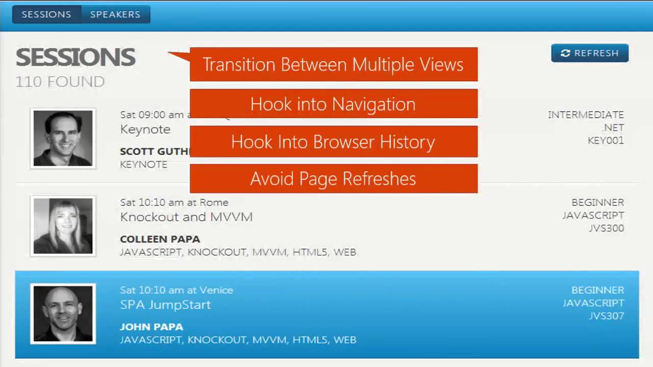 Single Page Applications With Microsoft Asp Youtube
