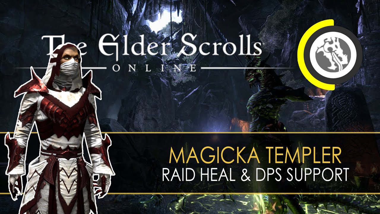 ESO - Magicka Templer: Raid Heal & DPS Support Setup - YouTube
