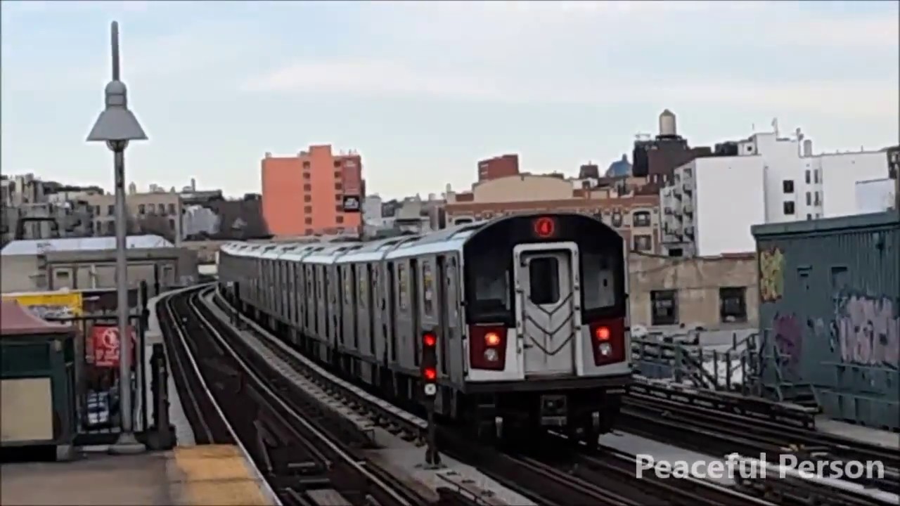 R142A (4) train bypassing 176 St [60 FPS] - YouTube