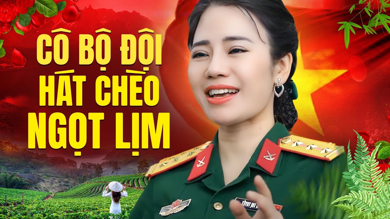 CÔ BỘ ĐỘI HÁT CHÈO HAY ĐỐN TIM - giọng hát chèo vàng, chuẩn HÁT CHÈO ...