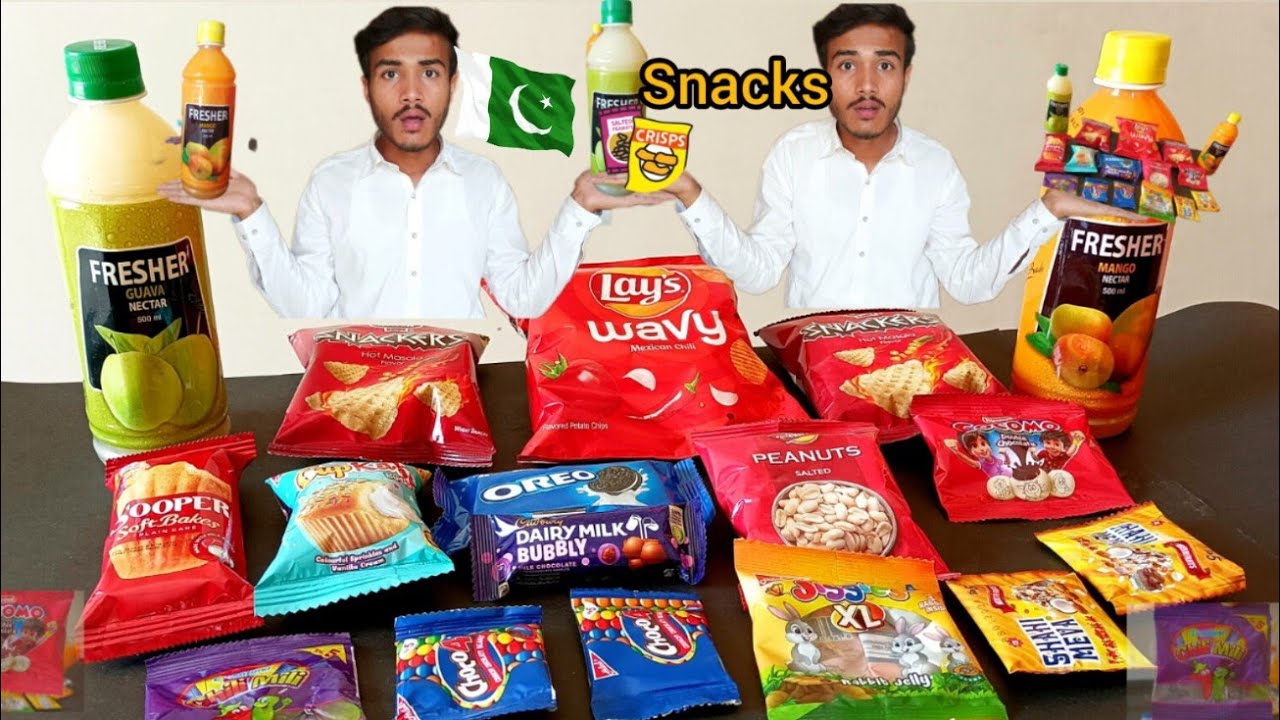 Trying top 10 Pakistani snacks Mukbang ASMR eating #snacks #asmr # ...
