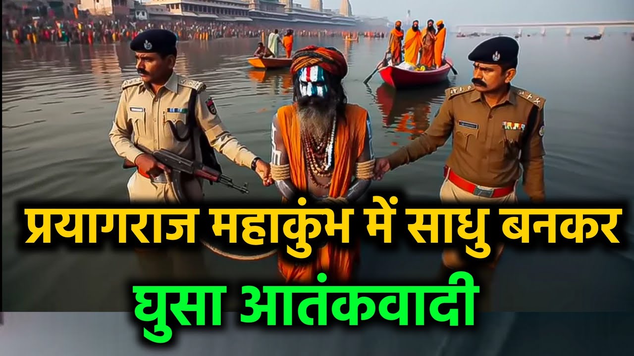पुलिस की चतुराई से साधु के भेष में छिपा आतंकवादी बेनकाब | prayagraj kumbh 2025 | RM |RESET MIND ...