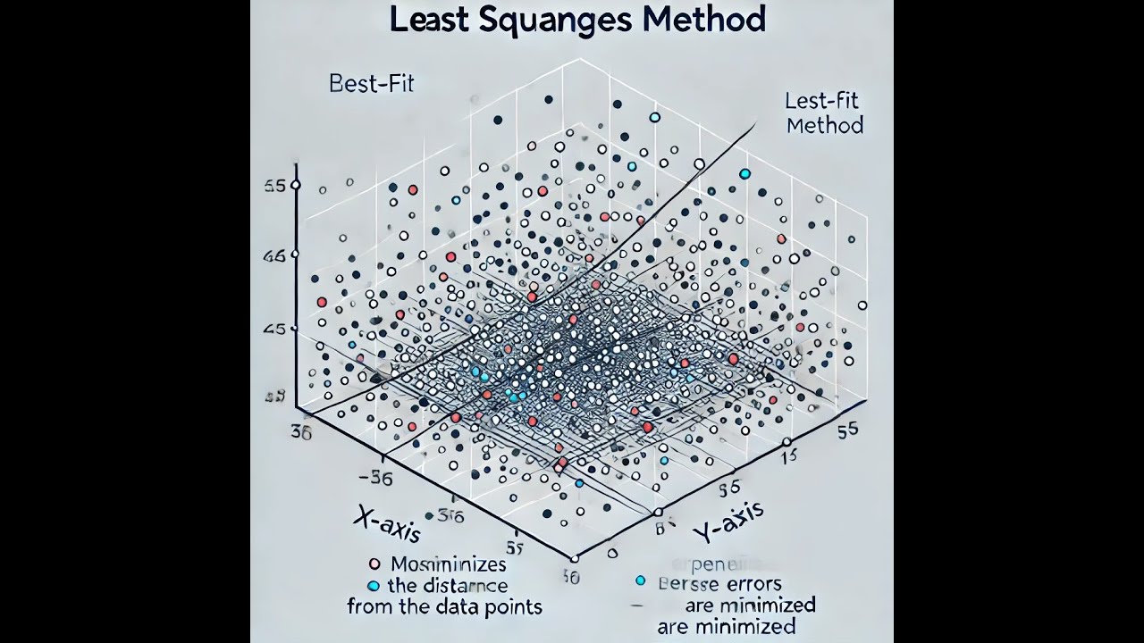 Least Squares Regression Analysis method - YouTube
