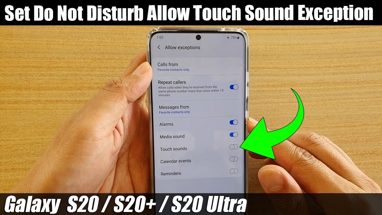 Galaxy S20 S20 How To Set Do Not Disturb Allow Touch Sound Exception YouTube galaxy-s20-s20-how-to-set-do-not-disturb-allow-touch-sound-exception-youtube