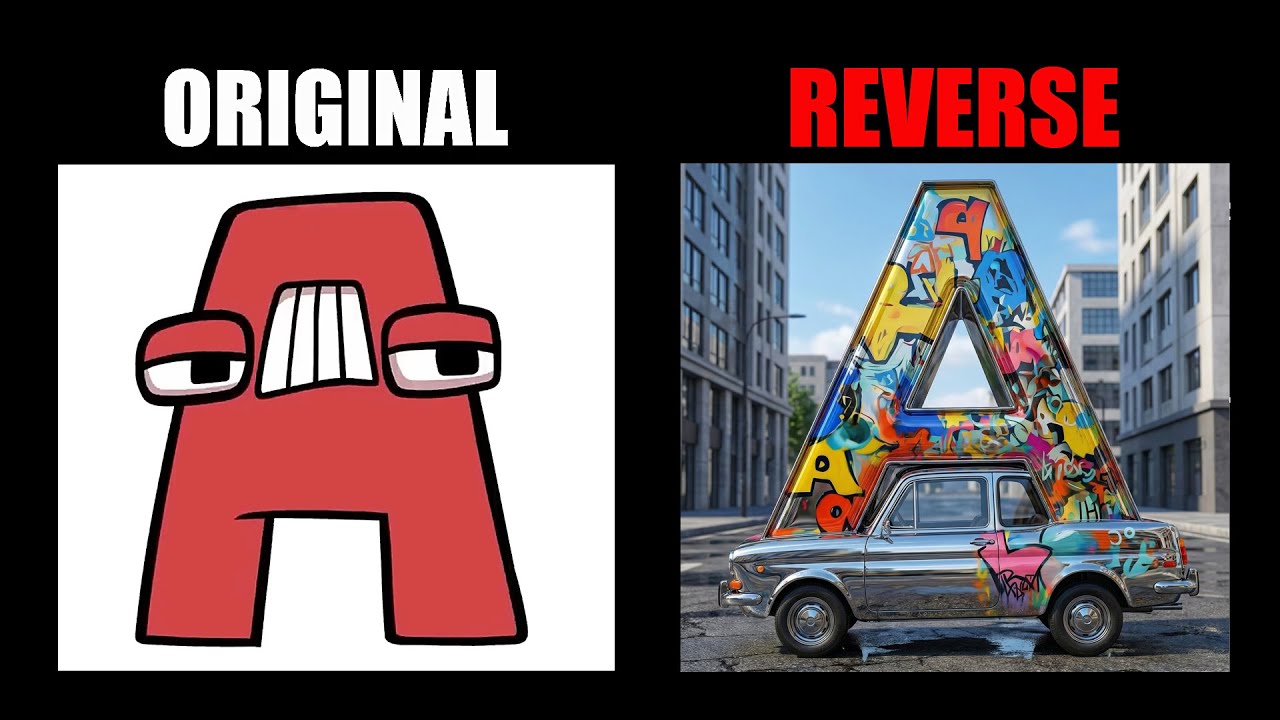 Reverse Alphabet Lore But They Are Cars (A-Z...) - All Alphabet Lore ...