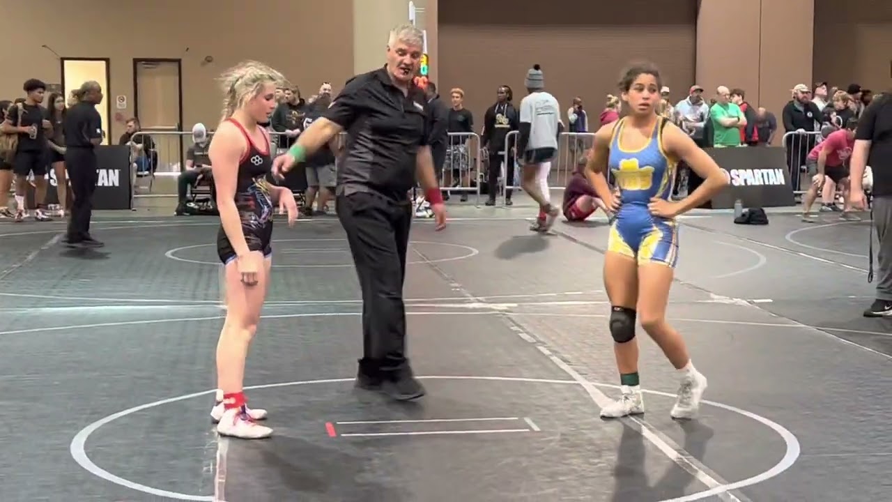 2022 Spartan Nationals Freestyle: 122lbs Brielle Bibla/Kyla Oliver - YouTube