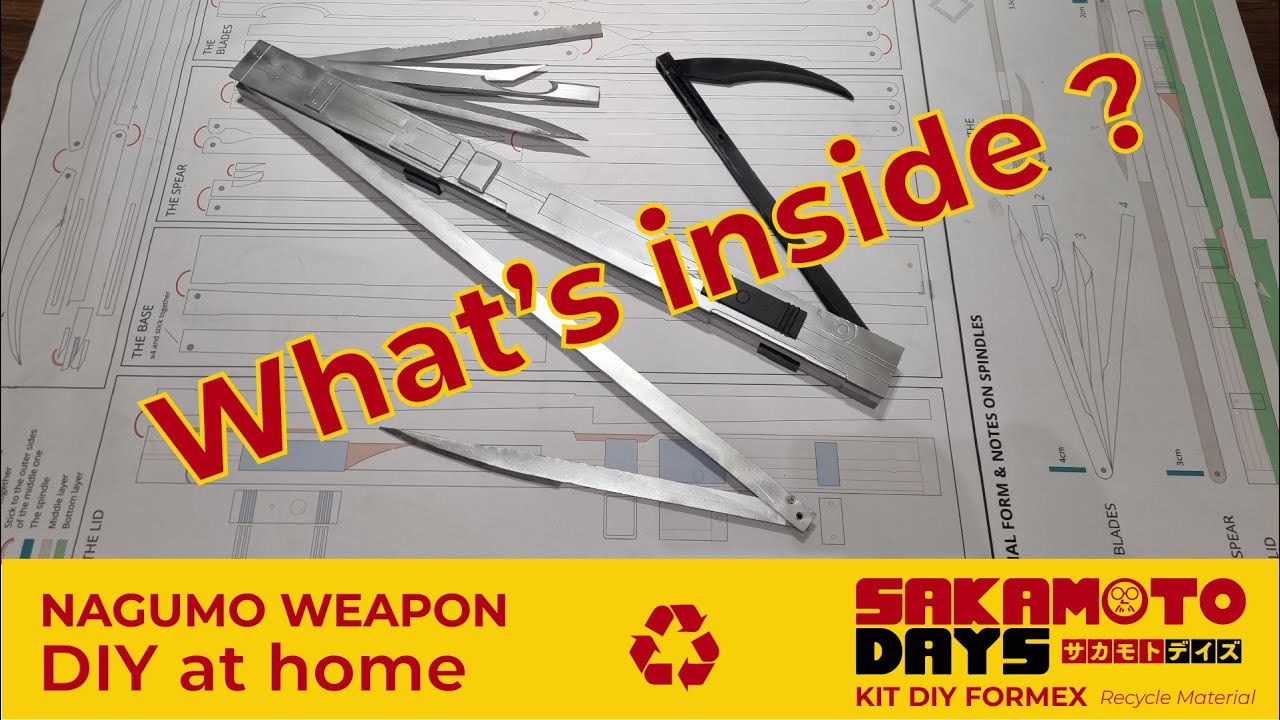 Formex NAGUMO weapon model in SAKAMOTO DAYS | DIY kit – What’s inside ...