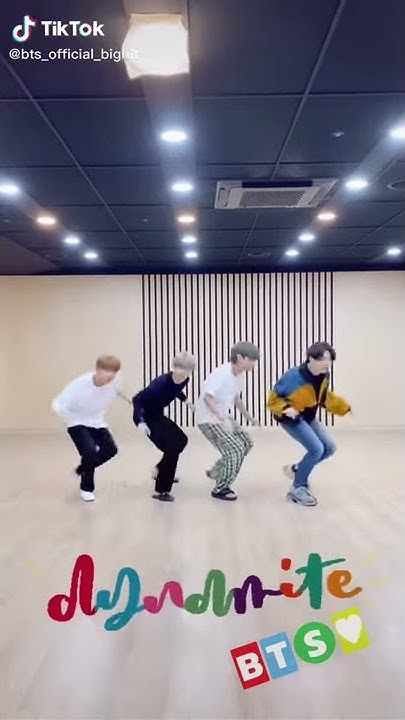 BTS DYNAMITE TIKTOK VERSION - YouTube