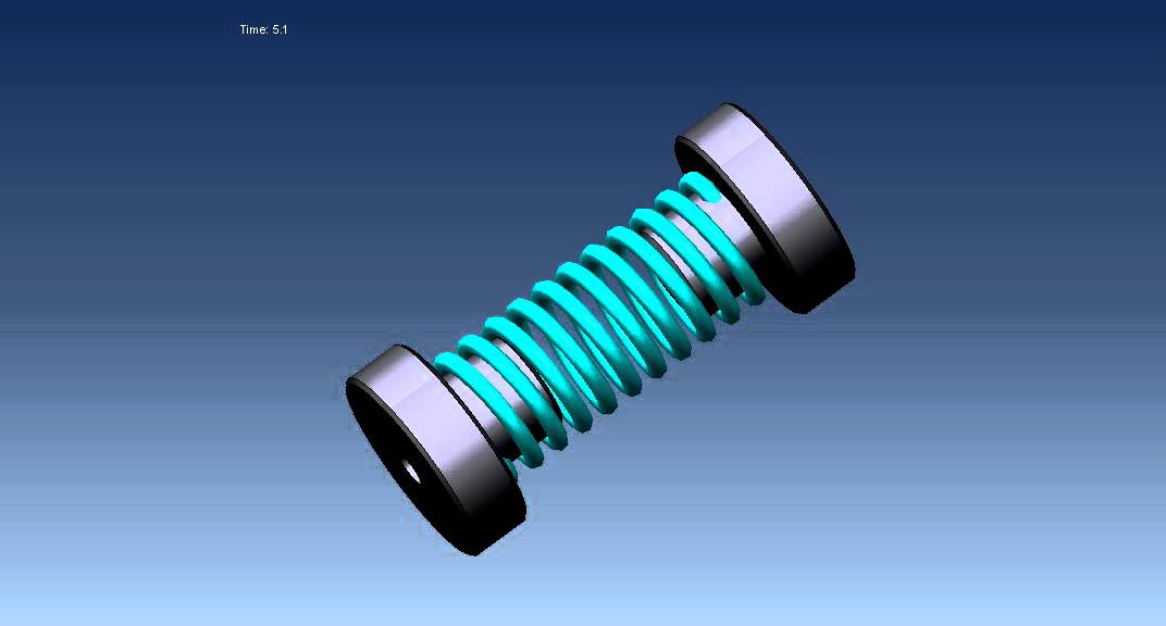 SPRING IN CREO 2.0 MECHANISM - YouTube