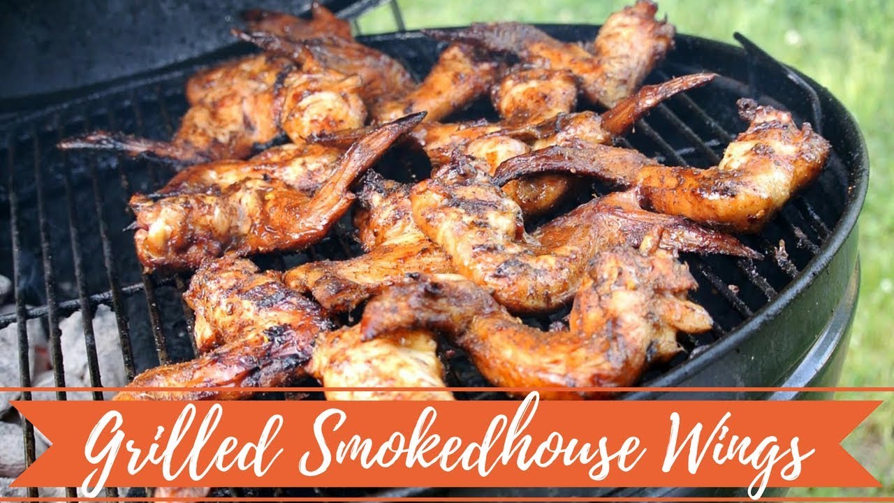 Grilled Smokehouse Chicken Wings: #RayMackStyle - YouTube