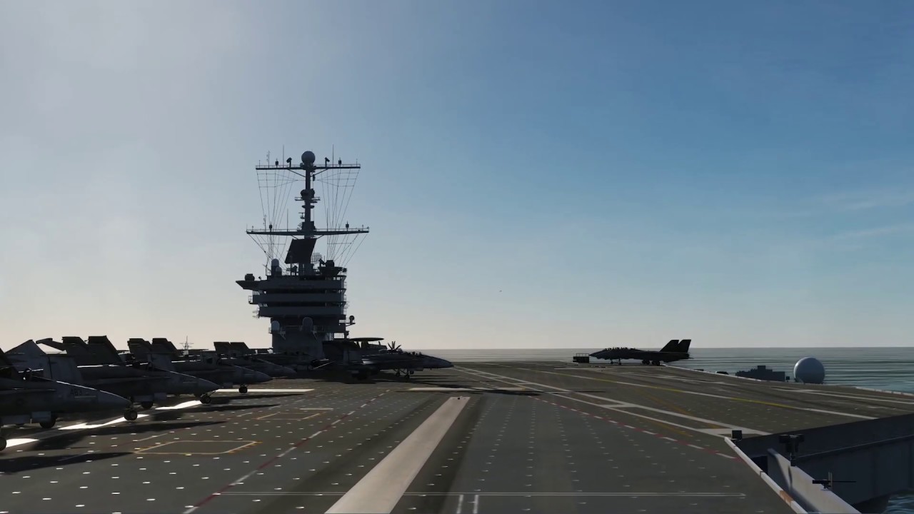 F-14 Carrier Break! - YouTube
