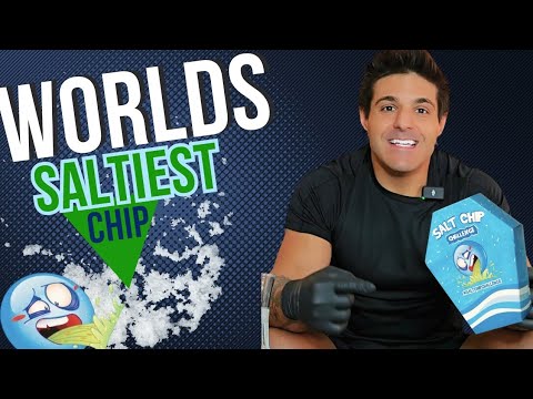 I Ate The World's Saltiest Chip : Salt Chip Challenge - YouTube